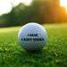 Caddy Issues Golf Ball, Funny Golf Ball, Funny Gift, Gift for Dad ...