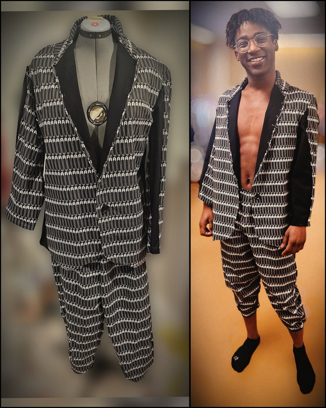 Safety Pin Suit - Etsy