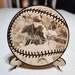 Laser Engraved Baseball Photo-wood Baseball Photo-baseball Photo Magnet ...