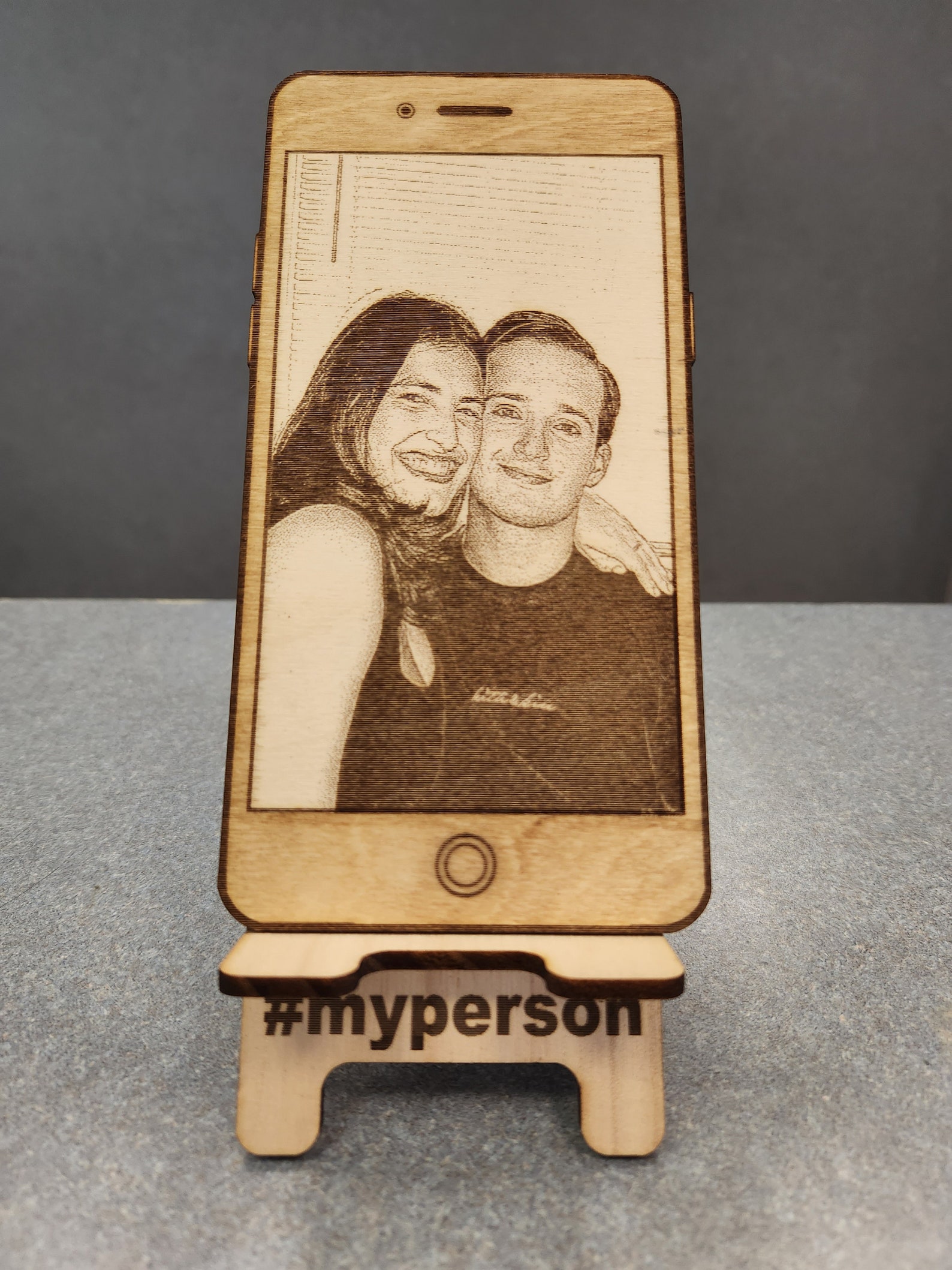 Laser Engraved Wood Selfies/personalized Cell Phone Selfies/selfies ...