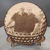 Laser Engraved Baseball Photo-wood Baseball Photo-baseball Photo Magnet ...