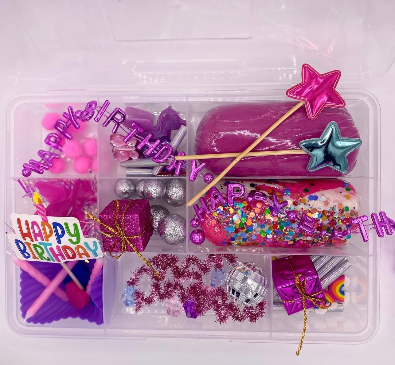 Happy Birthday Playdough Box - Etsy