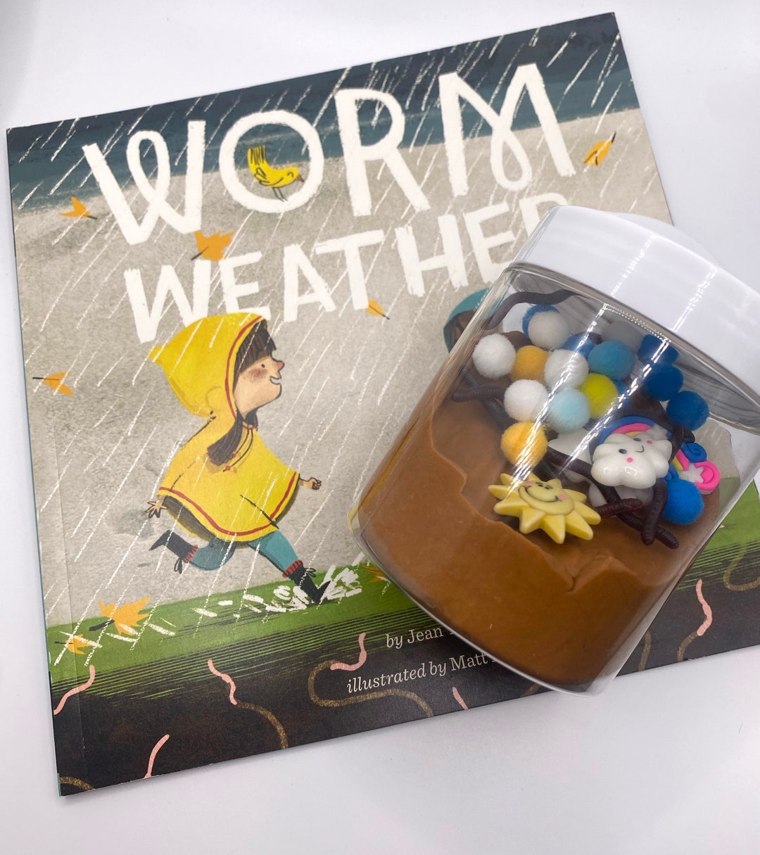 Worm Weather Story Book Playdough Jar - Etsy