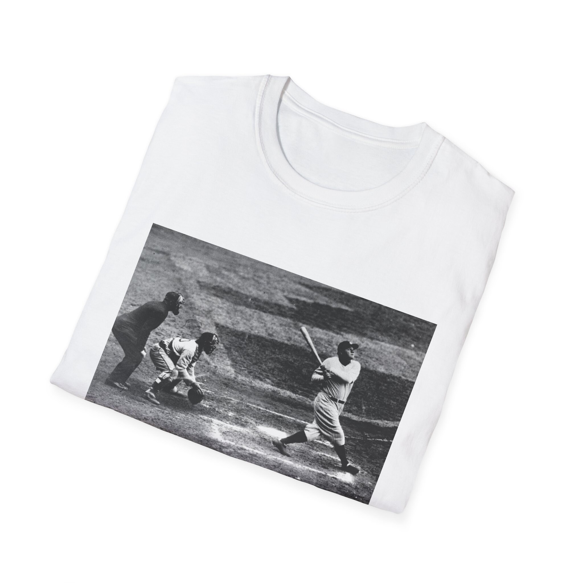 Yankee Babe Ruth Calling His Shot Unisex Softstyle Baseball T-shirt - Etsy