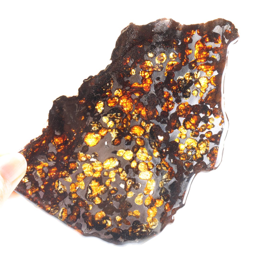 69g Pallasite Meteorite Slice, Sericho Pallasite Slice,from Kenya ...