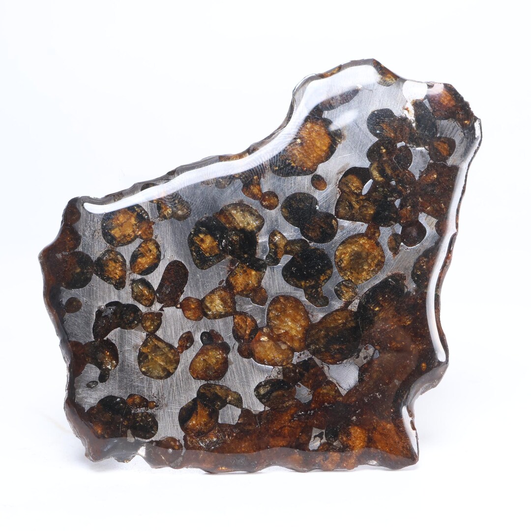 31g Pallasite Meteorite Slice, Sericho Pallasite Slice,from Kenya ...