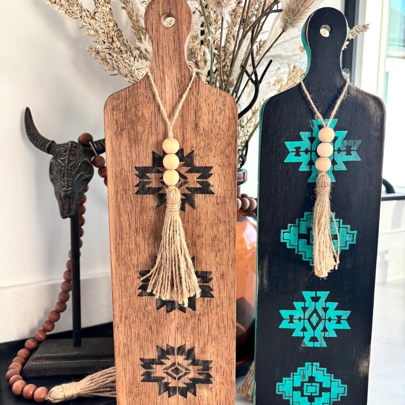 Aztec Wood Sign - Etsy