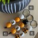 Honey Bee Beaded Keychain: Bee Keeper Gift - Etsy