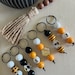 Honey Bee Beaded Keychain: Bee Keeper Gift - Etsy