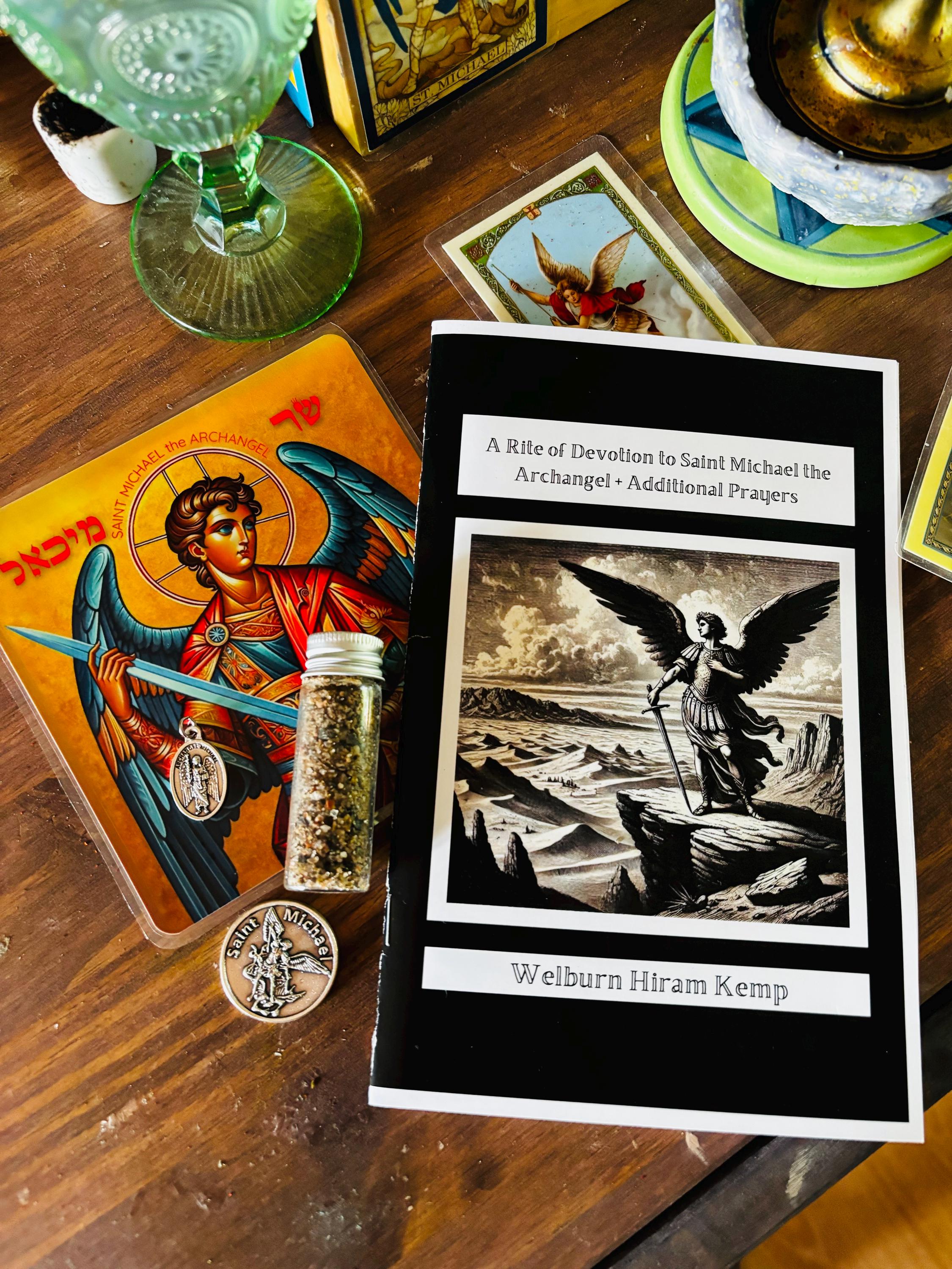 Saint Michael the Archangel Devotional Altar Kit With Prayer Booklet ...