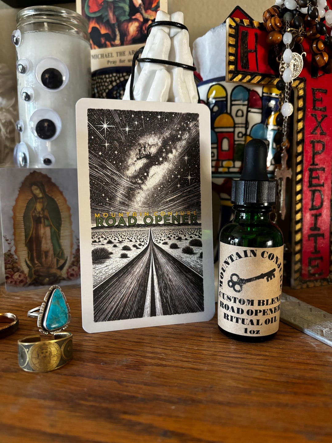 Custom Blend Abre Camino Road Opener Ritual Conjure Oil With Laminated ...