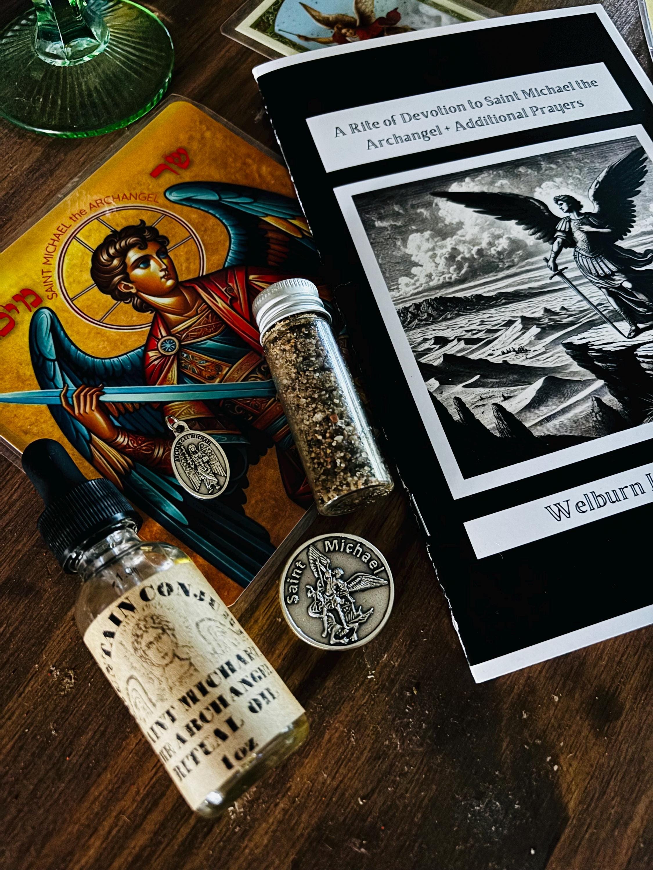 Saint Michael the Archangel Devotional Altar Kit With Prayer Booklet ...
