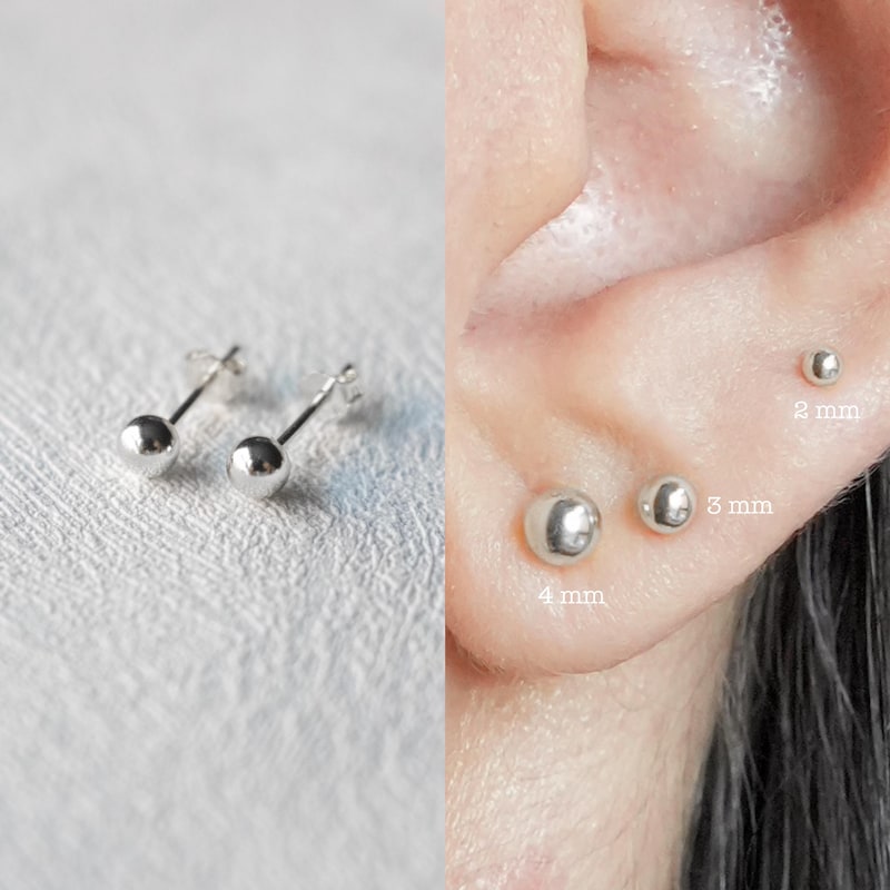 Earring Studs Disco Ball - Etsy UK