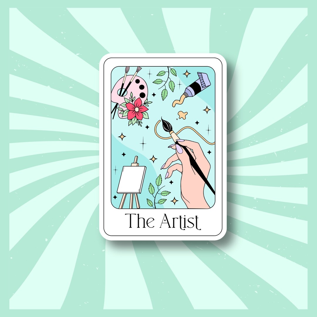 The Artist Tarot Card Sticker | Artist Sticker | Personality Trait ...
