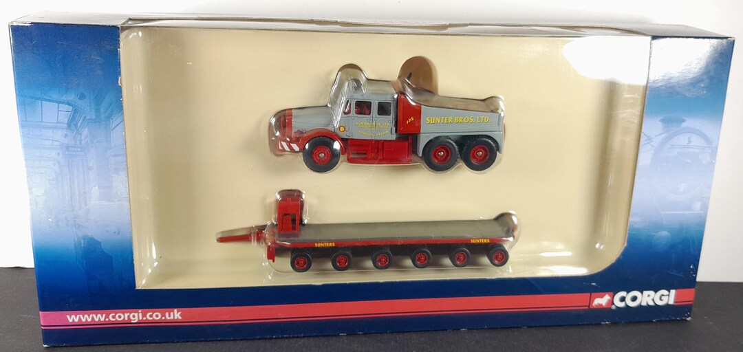 Boxed Corgi Trackside Sunter Bros Scammell Contractor Low Loader ...