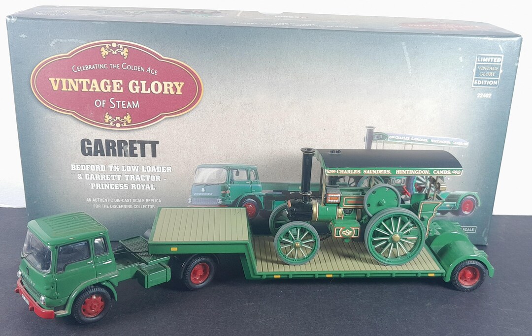 Boxed Corgi Bedford TK Low Loader & Garrett Steam Tractor princess ...