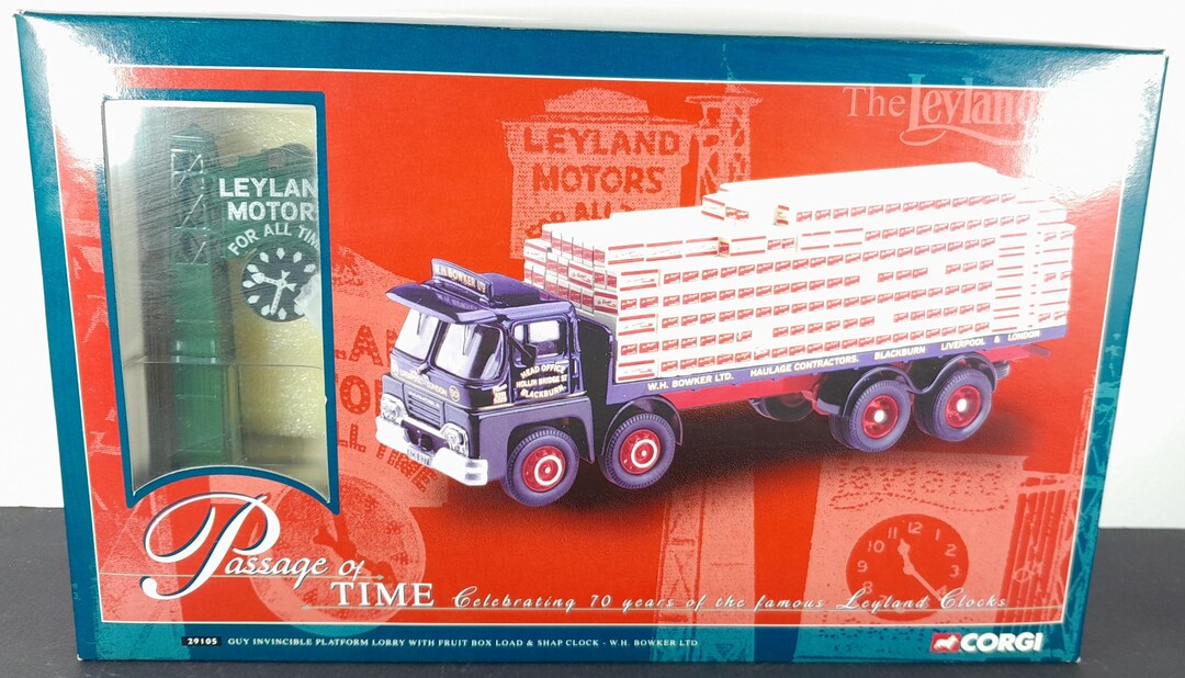 Boxed Corgi W.H Bowker Ltd Guy Invincible Platform Lorry With Fruit Box ...