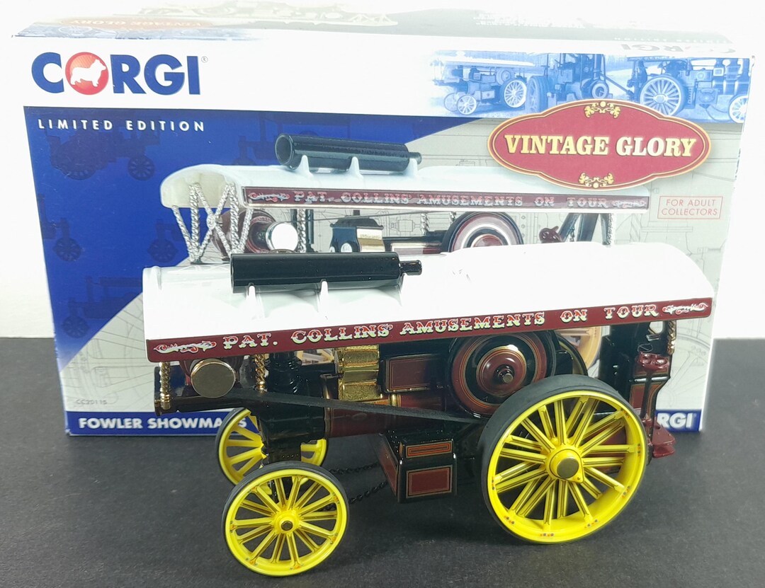 Boxed Corgi Pat Collins Fowler Steam Showmans Engine "valiant ...