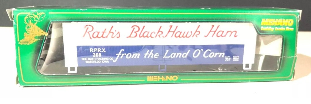 Boxed Mehano HO Gauge Rath's Black Hawk Ham Reefer Car - Etsy