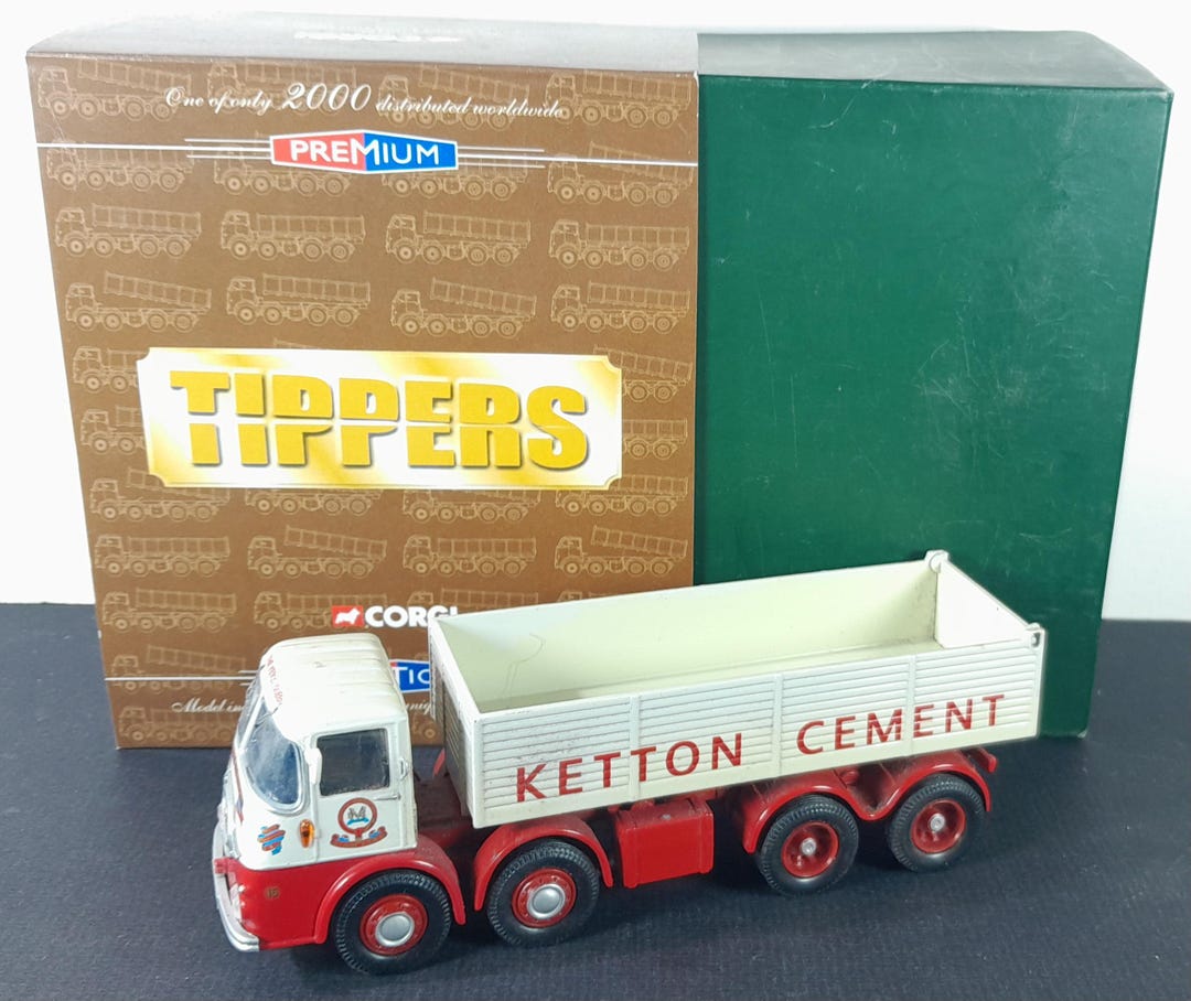 Boxed Corgi Ketton Cement ERF KV Tipper - CC10504 (1400) - Etsy
