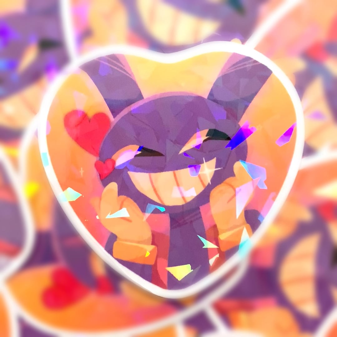 Jax Sticker | the Amazing Digital Circus | 2.5" Holographic Vinyl Jax ...