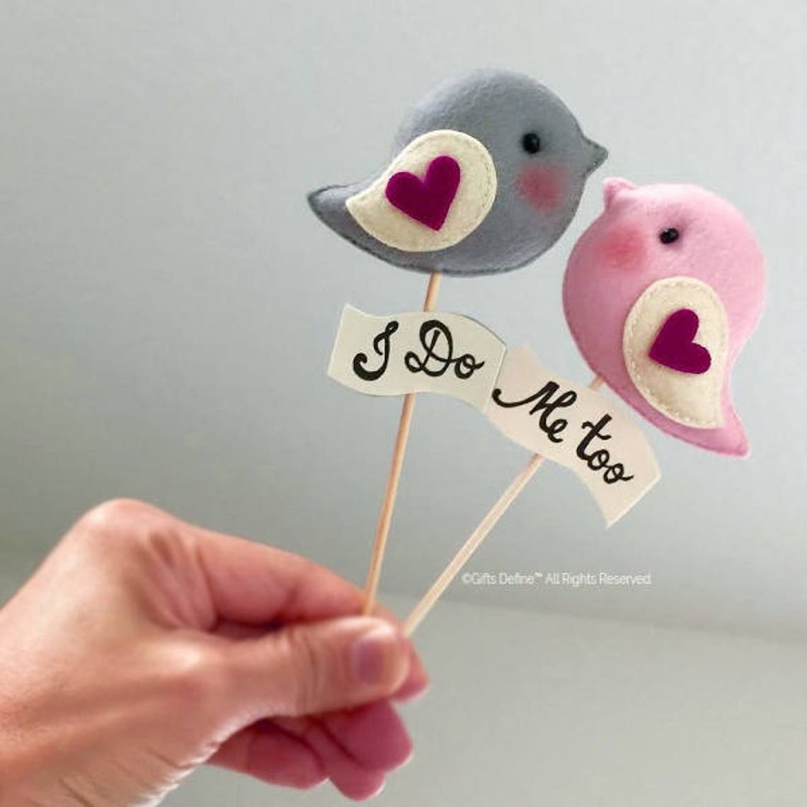 HAPPY BIRDS Personalized Cake Topper Custom Party Favor - Etsy