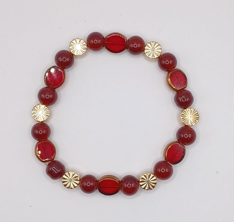 Red Bracelets - Etsy
