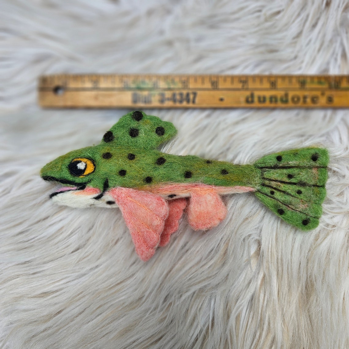 Needle Felted Rainbow Trout - Etsy