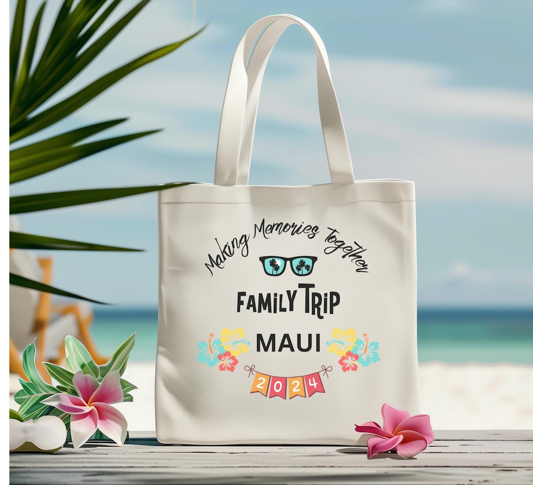 Personalized Family Vacation Bag, Custom Family Vacation Gift, 2024 ...