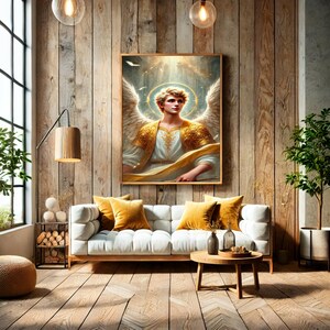 Angel Gabriel Printable, DIGITAL DOWNLOAD, St Gabriel, St. Gabriel Icon ...