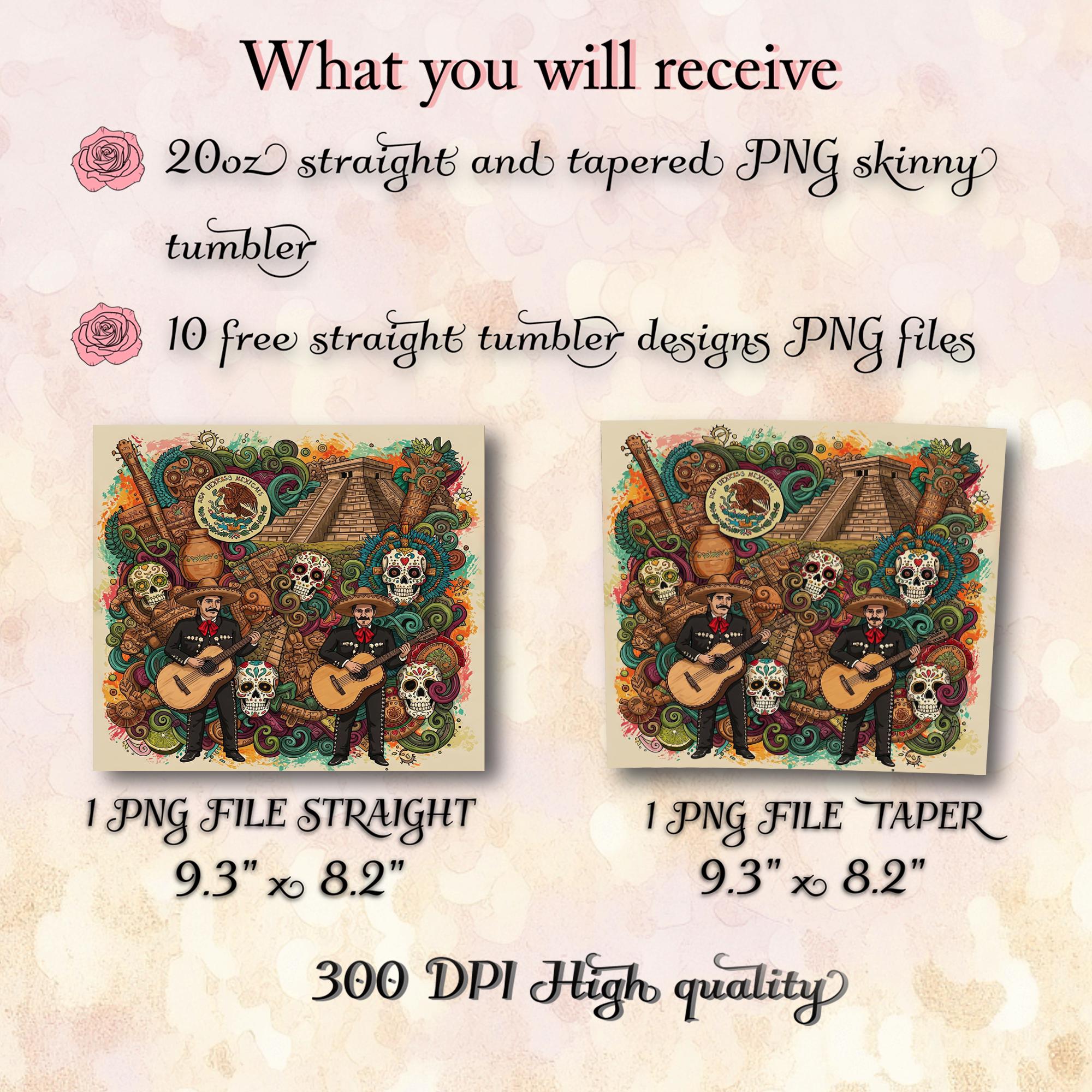 Abstract Mexico Tumbler Wrap Png Aztec Background – Mexican Flag Design ...