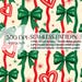 Coquette Christmas Bows Seamless Pattern, Candy Cane Hearts (digital ...
