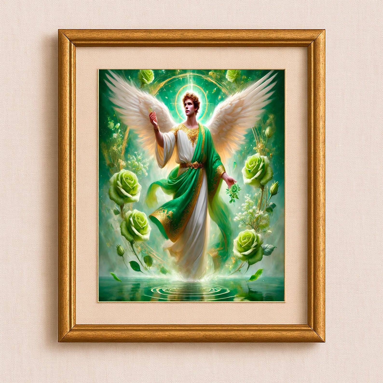 Archangel Raphael Wall Art, Saint Raphael, Angel Raphael, DIGITAL ...