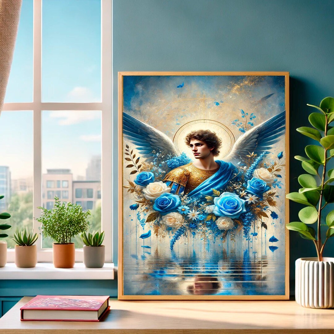 Michael Angel DIGITAL DOWNLOAD Guardian Angel Michael, Angel of God ...