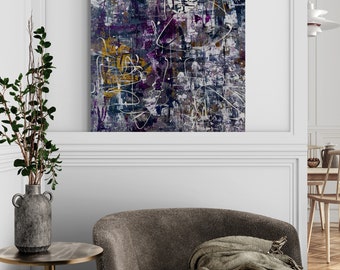 Dancing Lady Original Abstract Art Abstract Canvas Wall Art Abstract ...