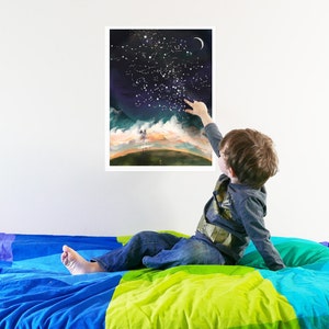 Star Constellations Map of the Northern Hemisphere - Nursery Decor ...