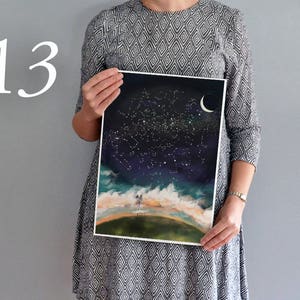 Star Constellations Map of the Northern Hemisphere - Nursery Decor ...