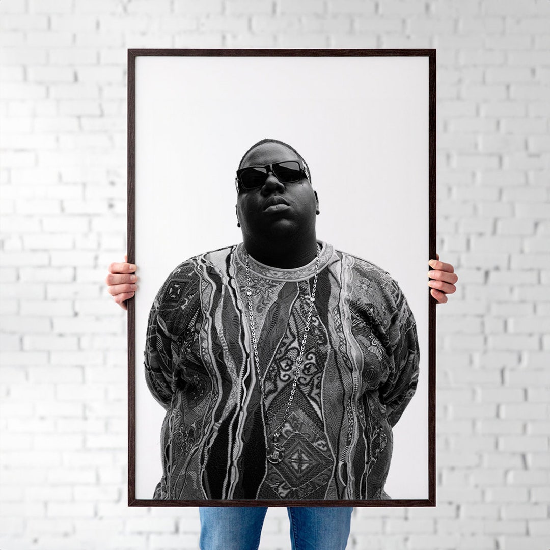 The Notorious B.I.G Biggie Smalls Poster, Wall Print, Wall Art, Room ...