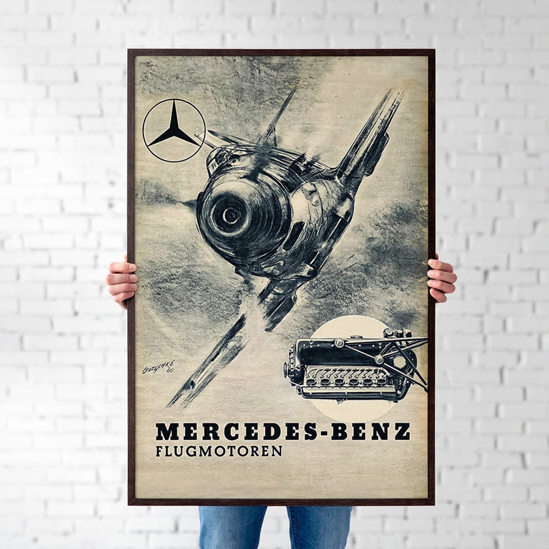 WW2 German Luftwaffe Flugmotoren Messerschmitt Bf 109 Aviation Motors ...