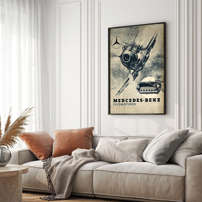 WW2 German Luftwaffe Flugmotoren Messerschmitt Bf 109 Aviation Motors ...