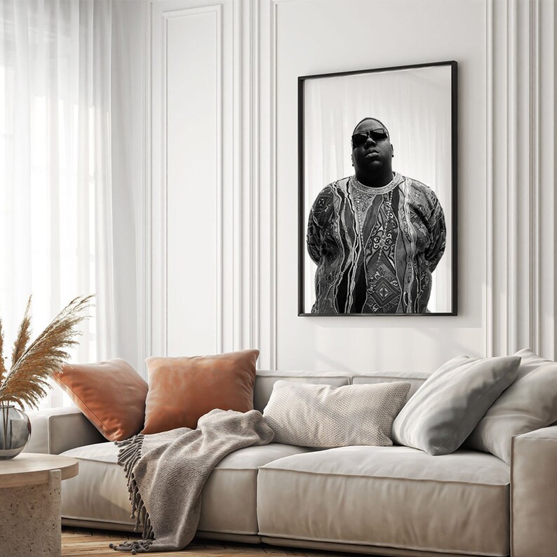 The Notorious B.I.G Biggie Smalls Poster, Wall Print, Wall Art, Room ...