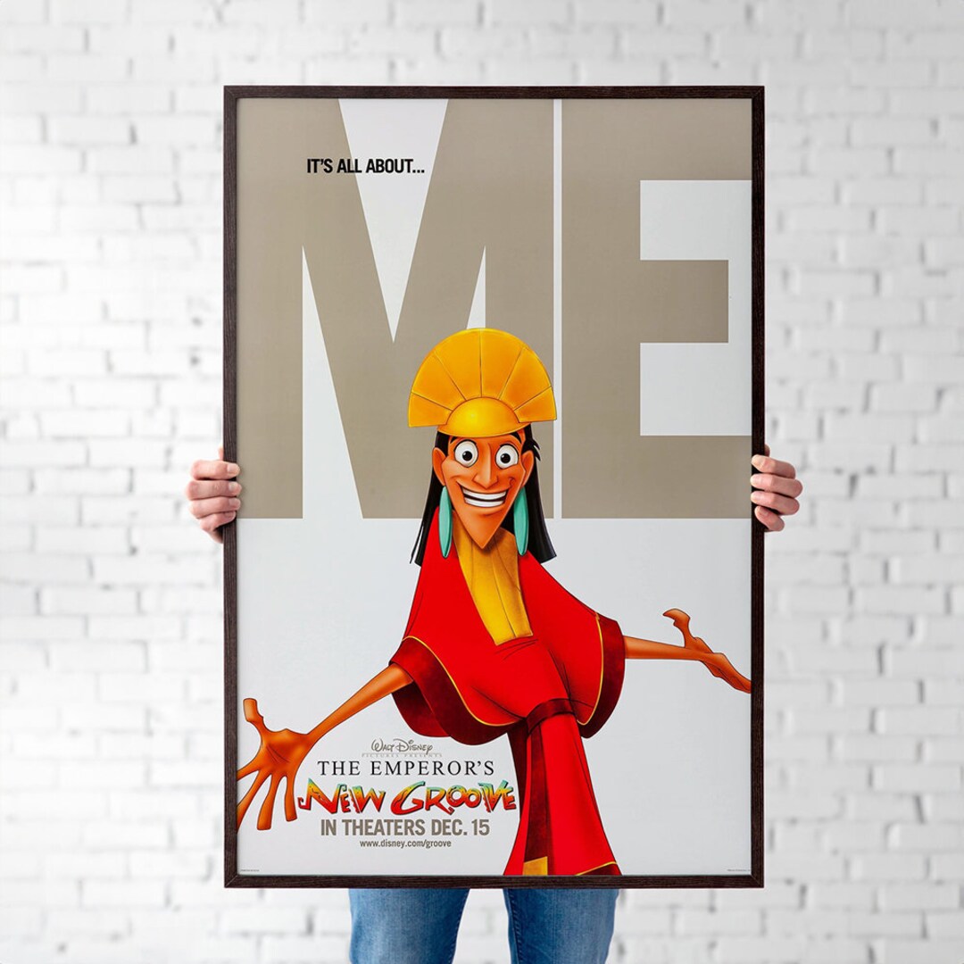 The Emperors New Groove Movie Poster, Wall Print, Wall Art, Room Decor ...