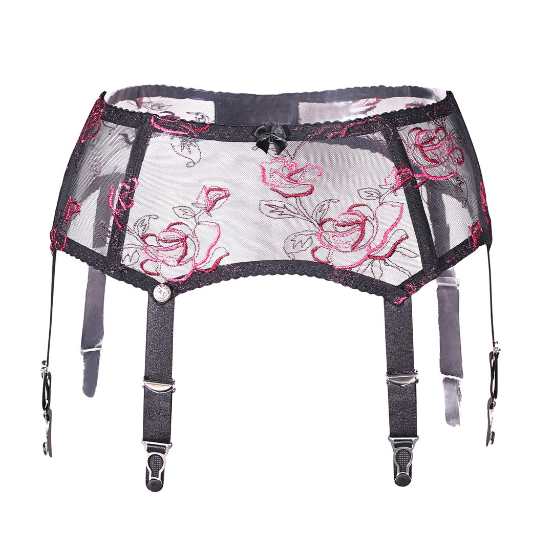 Black Lace Garter Belts Belts For Stocking T For Her Lace Lingerie