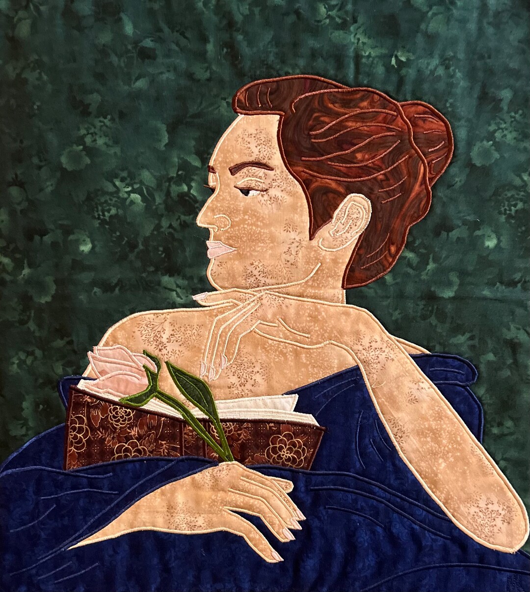 A Moment Alone... Original Wall Art by Quilt Artist Mary Kenyon - Etsy