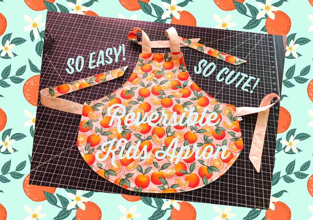 Awesomely Easy Reversible KIDS Apron ~ Freezer Paper Template - Etsy