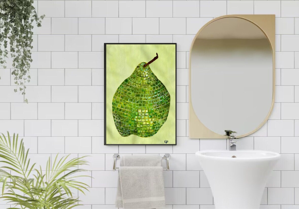 Pear Art Print - Etsy