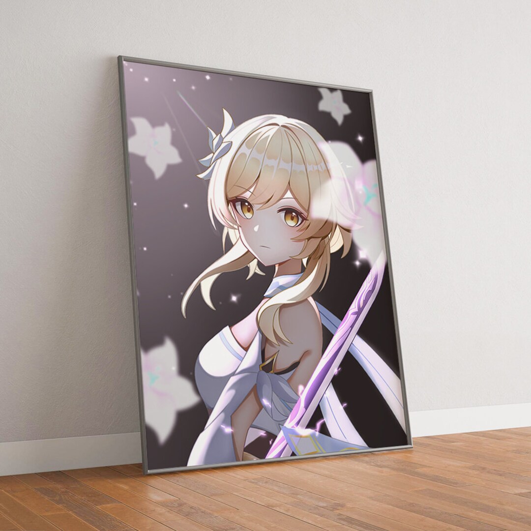 Genshin Impact Lumine Poster, High Quality Canvas Poster Print, Gifts ...