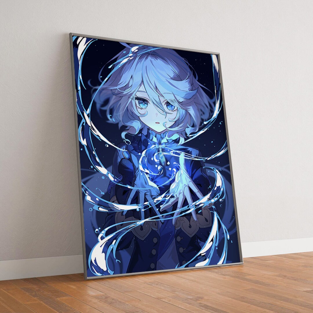 Genshin Impact Furina Poster, High Quality Canvas Poster Print, Gifts ...
