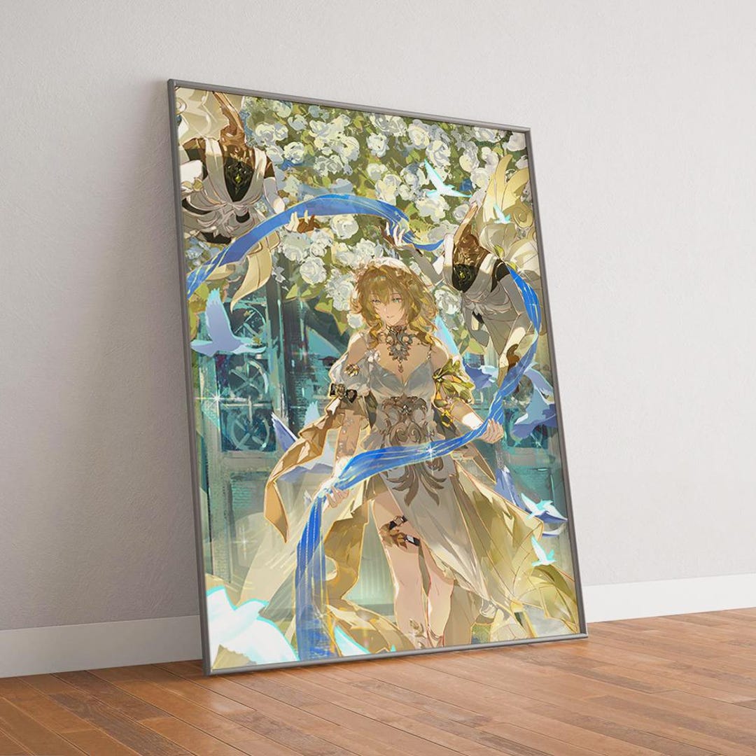 Honkai Stair Rail Aglaea Poster, High Quality Canvas Poster Print ...