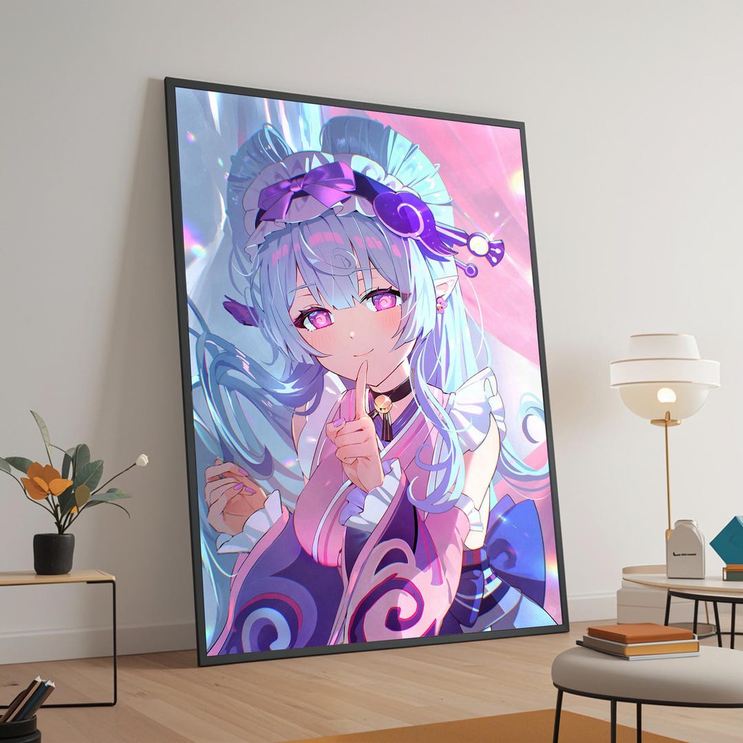Genshin Impact Yumemizuki Mizuki Poster, High Quality Canvas Poster ...